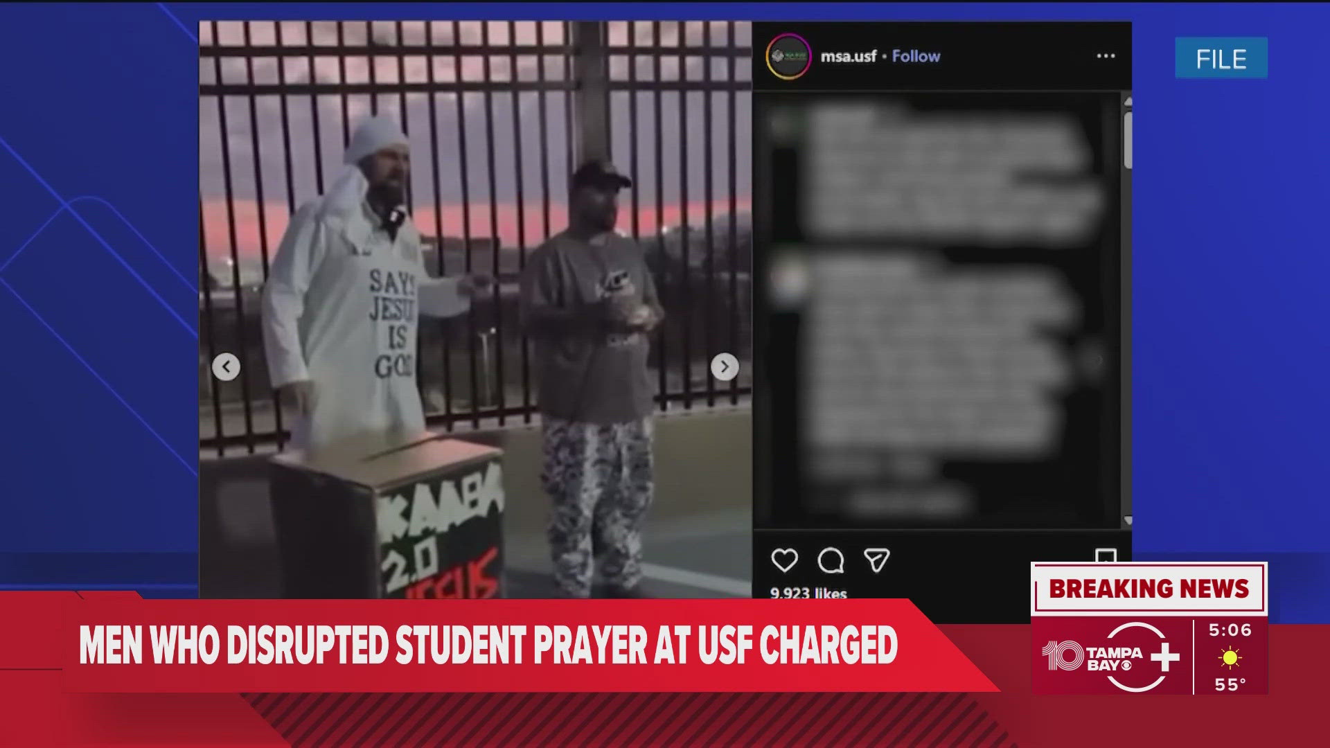 Criminal charges filed against 3 men accused of harassing Muslim USF ...