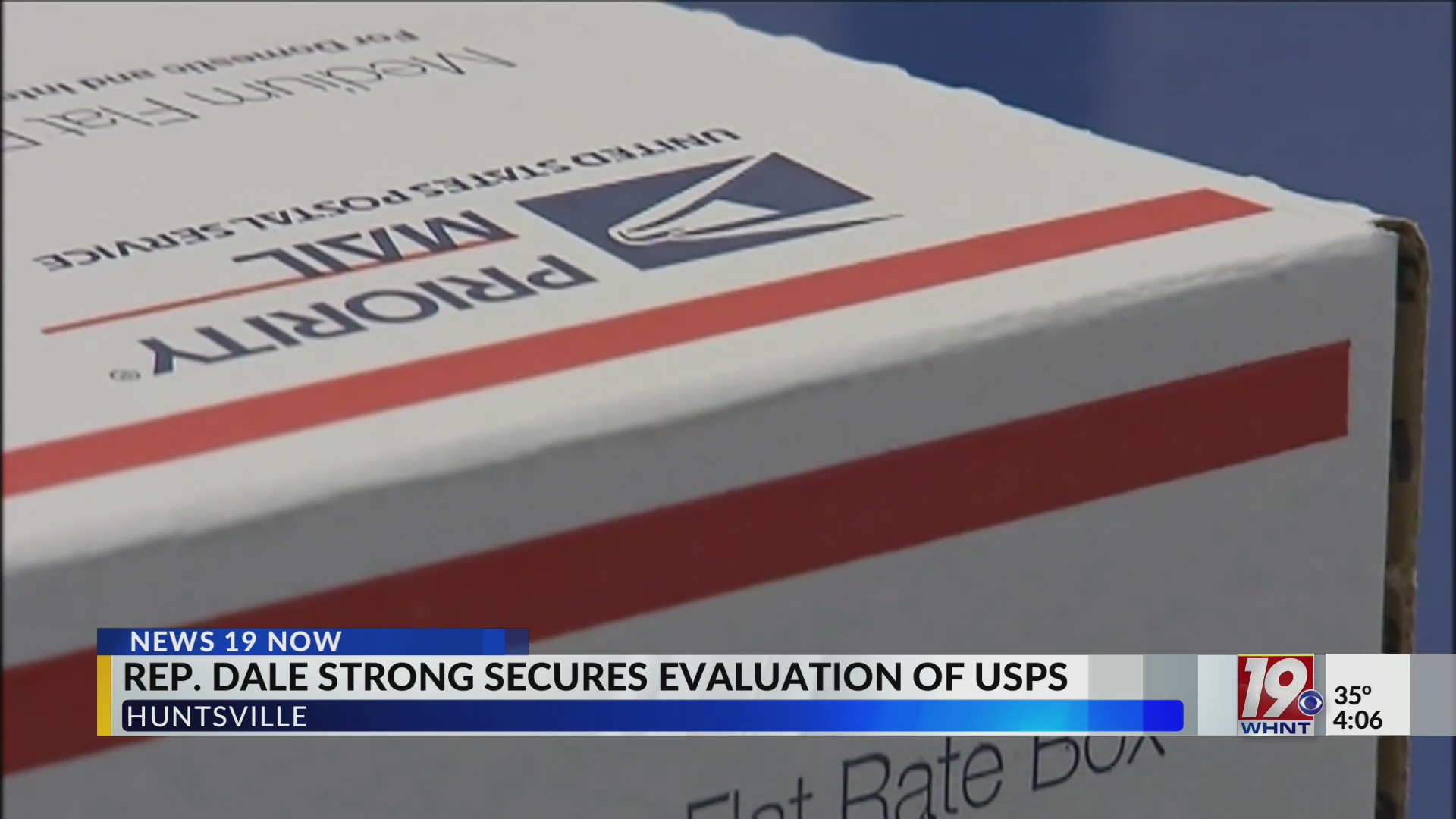 Rep. Dale Strong secures evaluation of USPS | Jan. 15, 2026 | News 19 ...