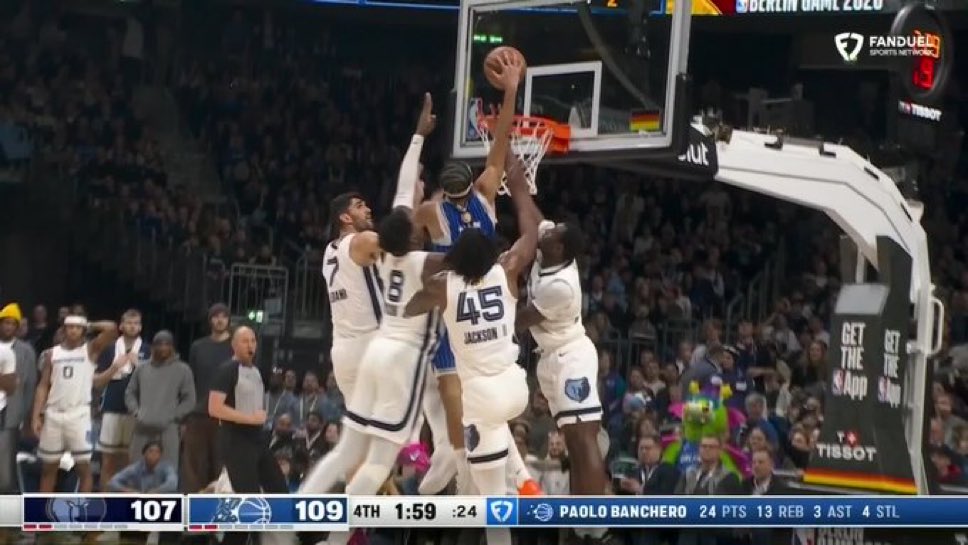 Anthony Black dunked on 4 Grizzlies for NBA’s play of the year