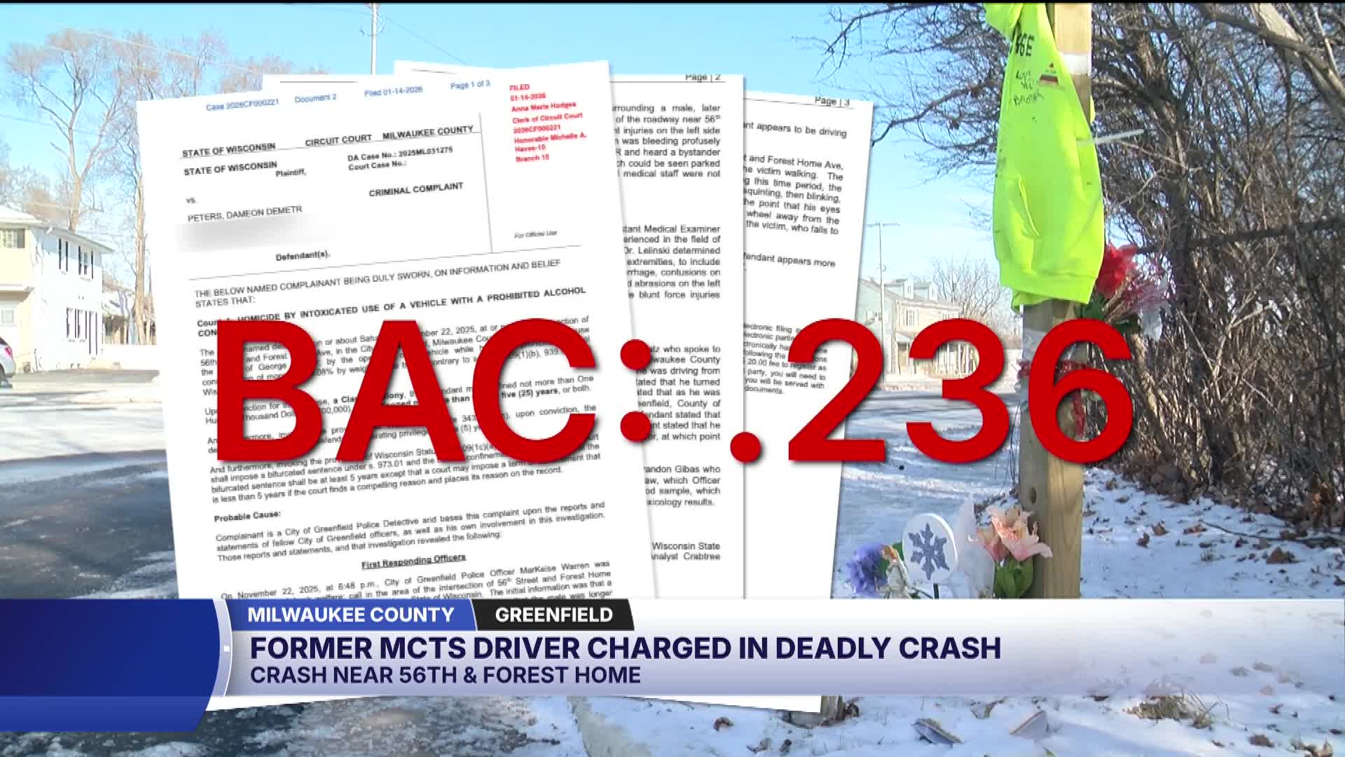 Former MCTS driver charged in deadly crash