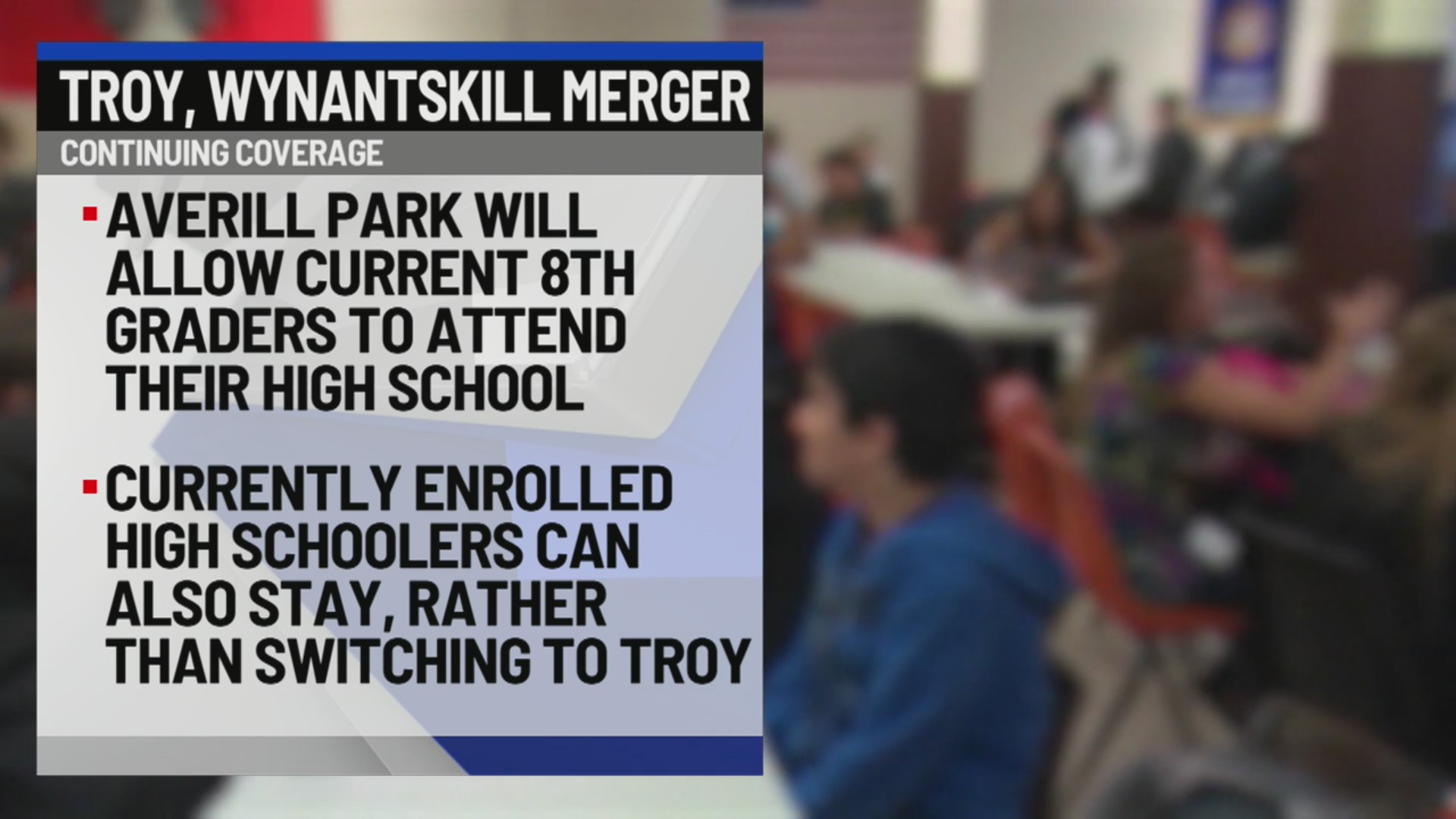 New details on Troy, Wynantskill School District merger update