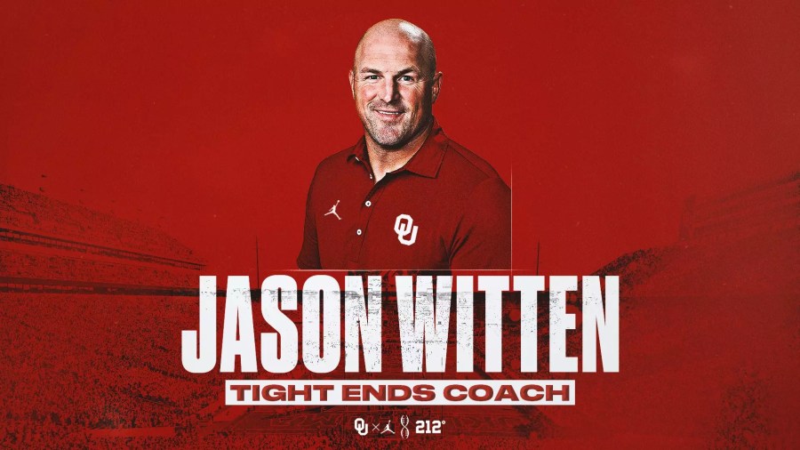 OU announces hire of NFL legend Jason Witten as new tight ends coach