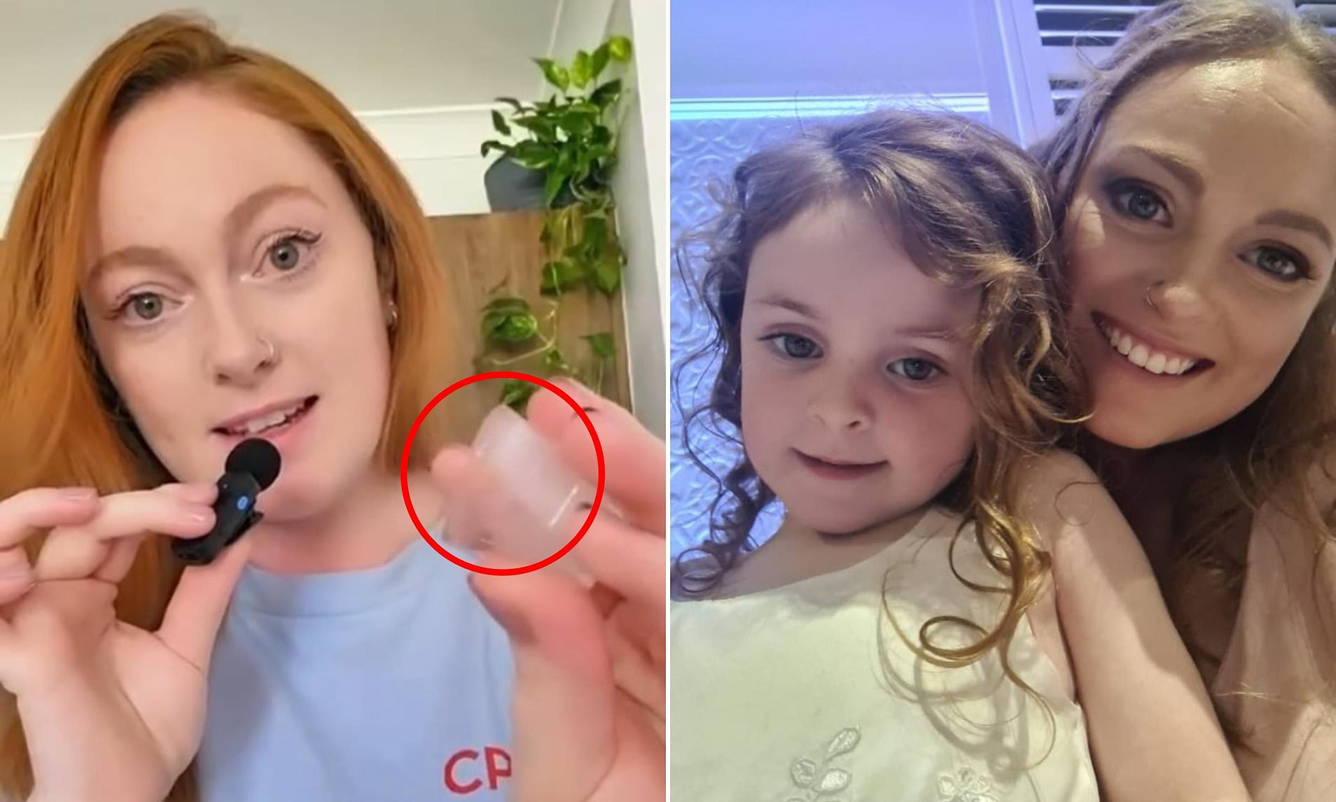 Aussie mum's warning about ice cubes after four-year-old daughter's ...
