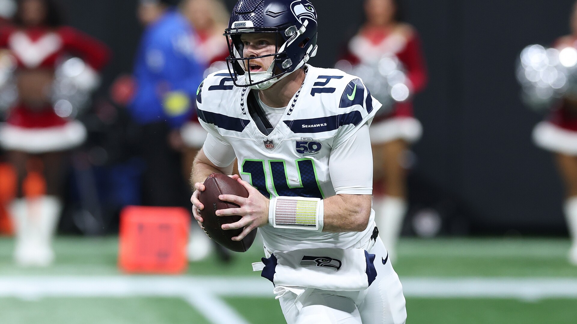 Seahawks add Sam Darnold to injury report, questionable vs. 49ers