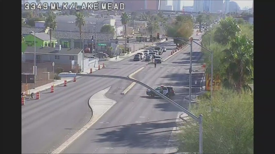 Person hit by vehicle in central Las Vegas valley