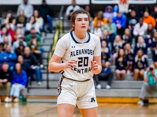 NCHSAA 6A classification girls basketball playoff projection - 2026