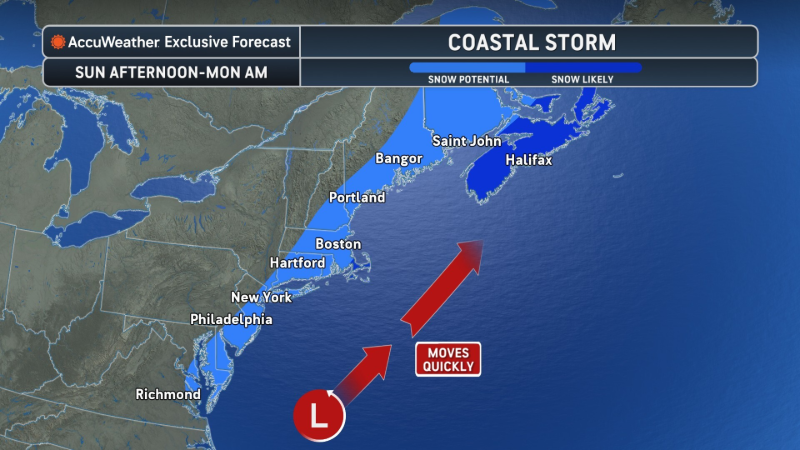 Snow and rain on the way for the East Coast
