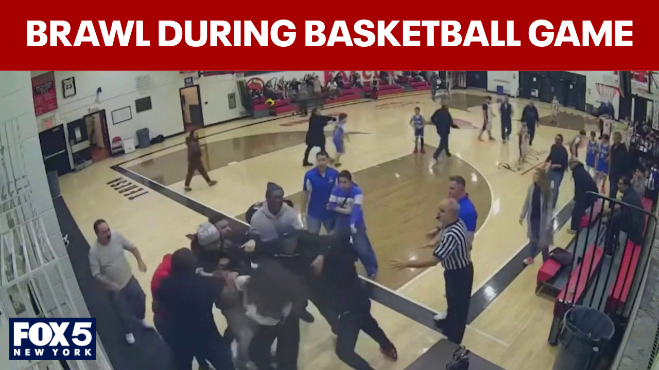 Video captures brawl between parents during youth basketball game in ...