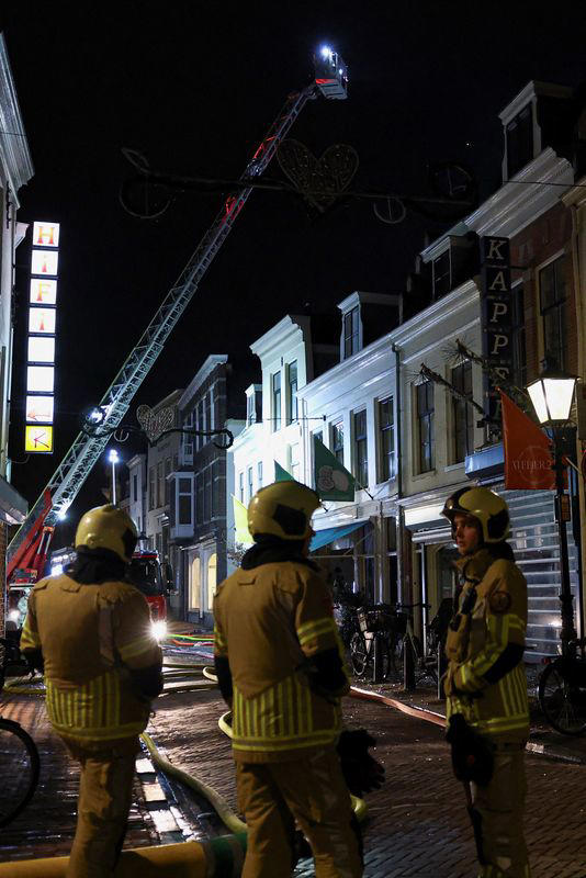 Explosion causes large fire in Dutch town of Utrecht, four injured