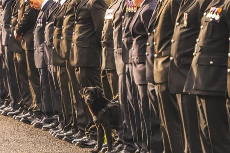 Emotional scenes as family, friends and colleagues attend funeral of ...