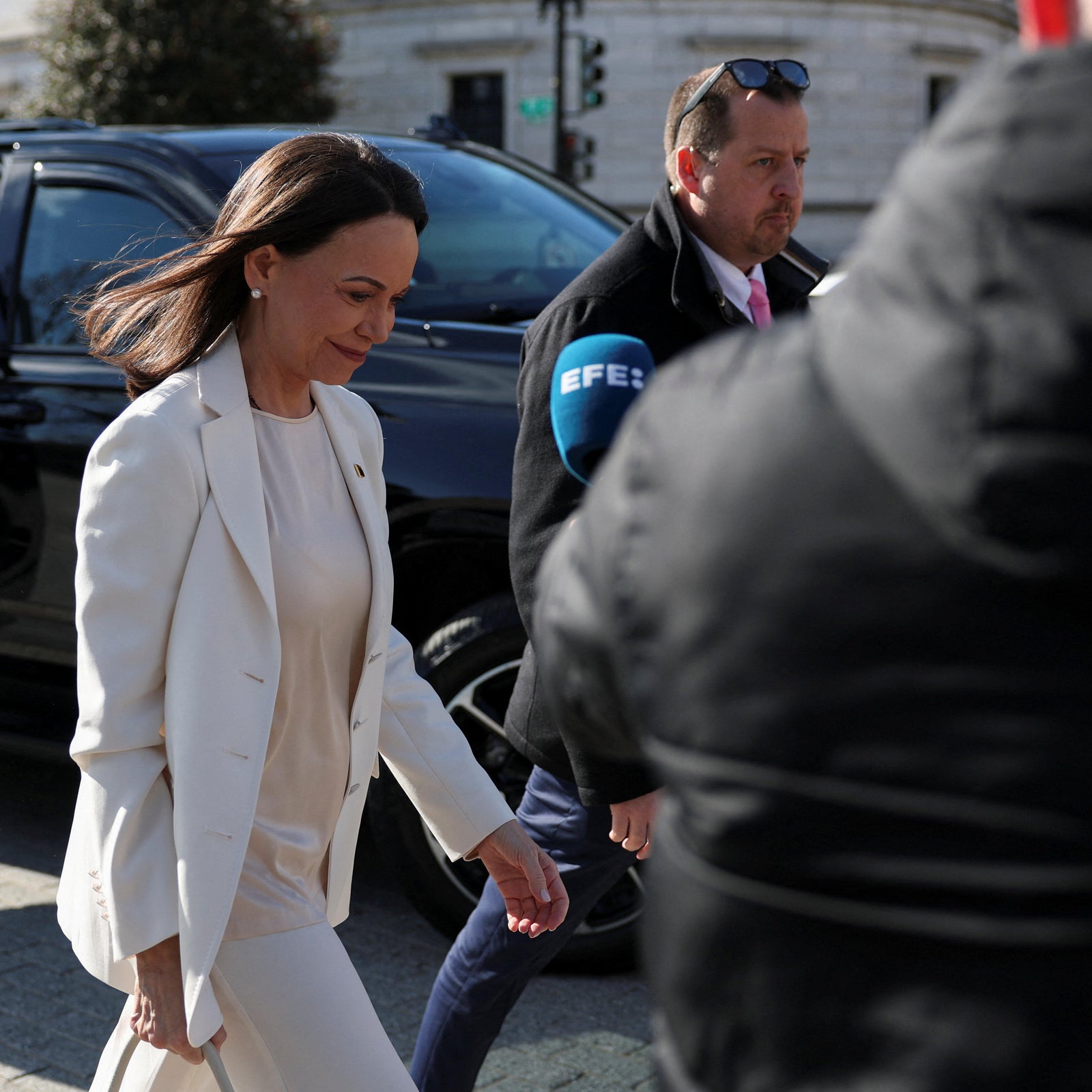 Machado presented Trump with Nobel Peace Prize medallion