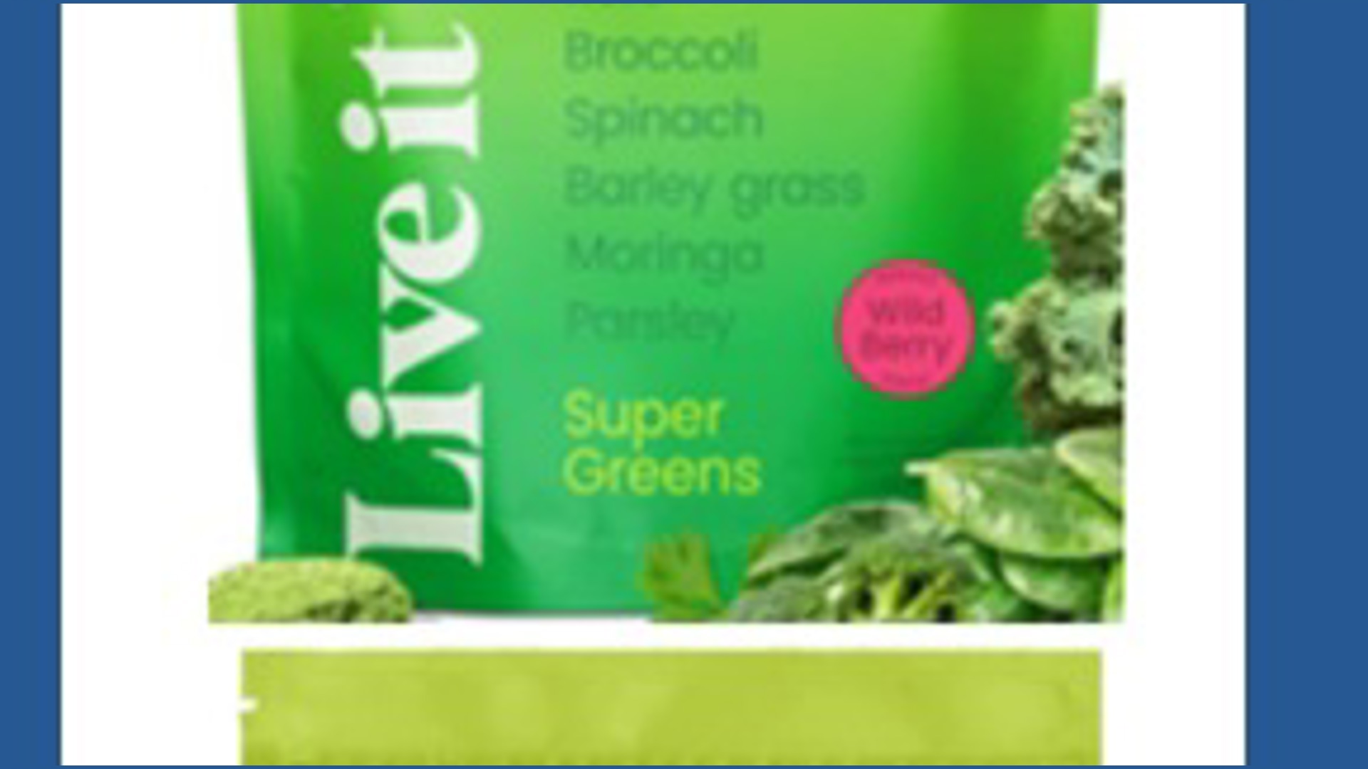 Live It Up Super Greens recall