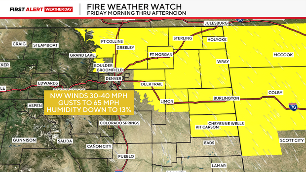 Several First Alert Weather Days ahead in Colorado with gusty winds and ...