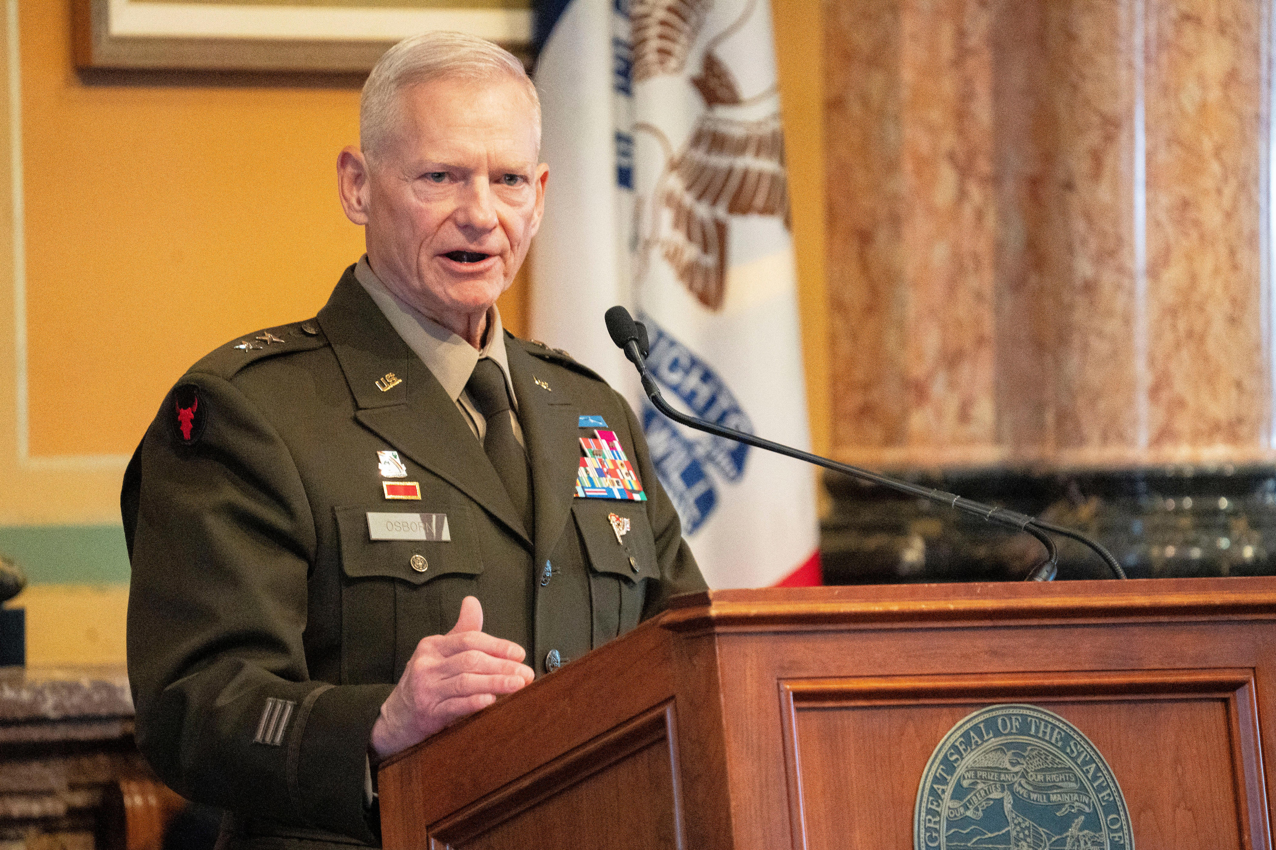 Iowa Guard general addresses Syria ambush, deployments in annual speech