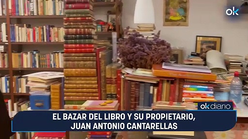 El Bazar del Libro y su propietario, Juan Antonio Cantarellas