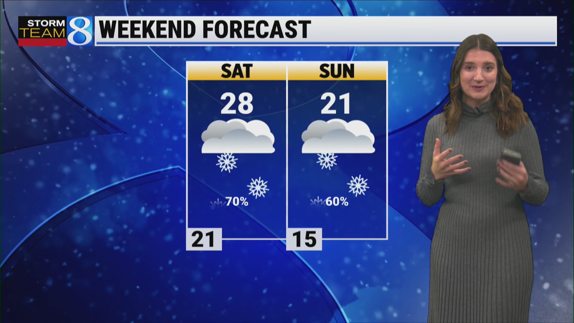 Storm Team 8 forecast, noon, 011526