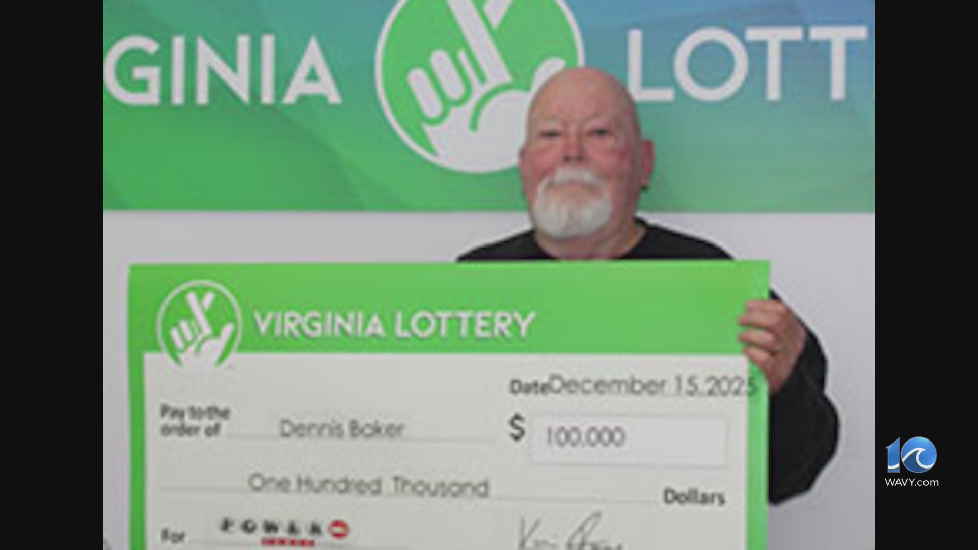 Man wins 100,000 Powerball jackpot