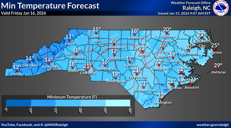 Here's what we know about Fayetteville's chances for snow this weekend