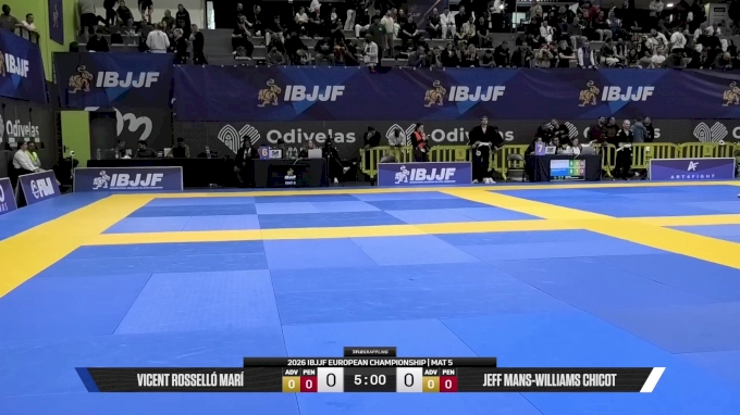 Jeff Mans-Williams Chicot vs Vicent Rosselló Marí 2026 European Jiu ...