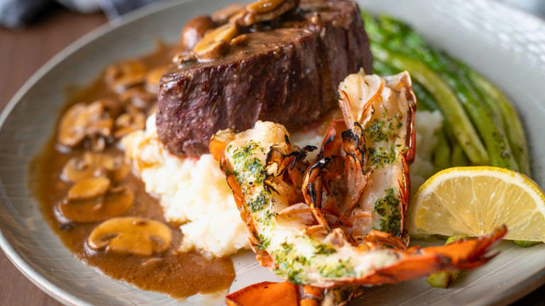 Aunt added a $50 lobster tail to her steak. She tried to charge the ...