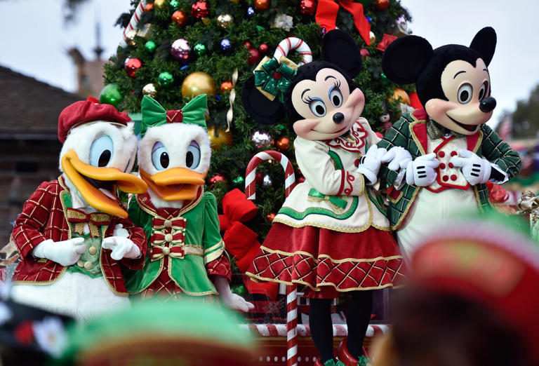 Hallmark slips in Christmas movie filming at Disney World after the ...