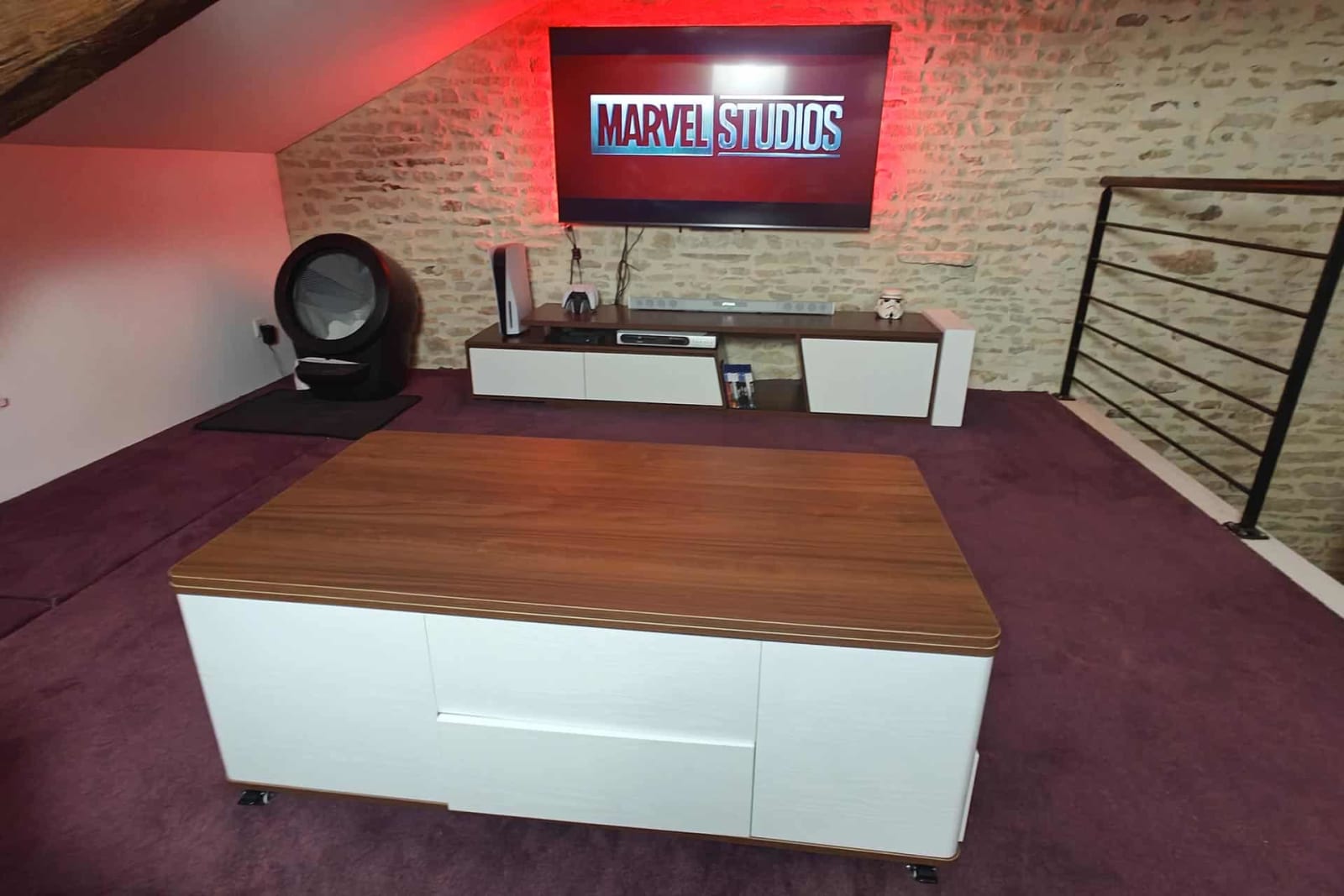 J’ai testé le meuble TV extensible Fero et la table basse relevable de ...