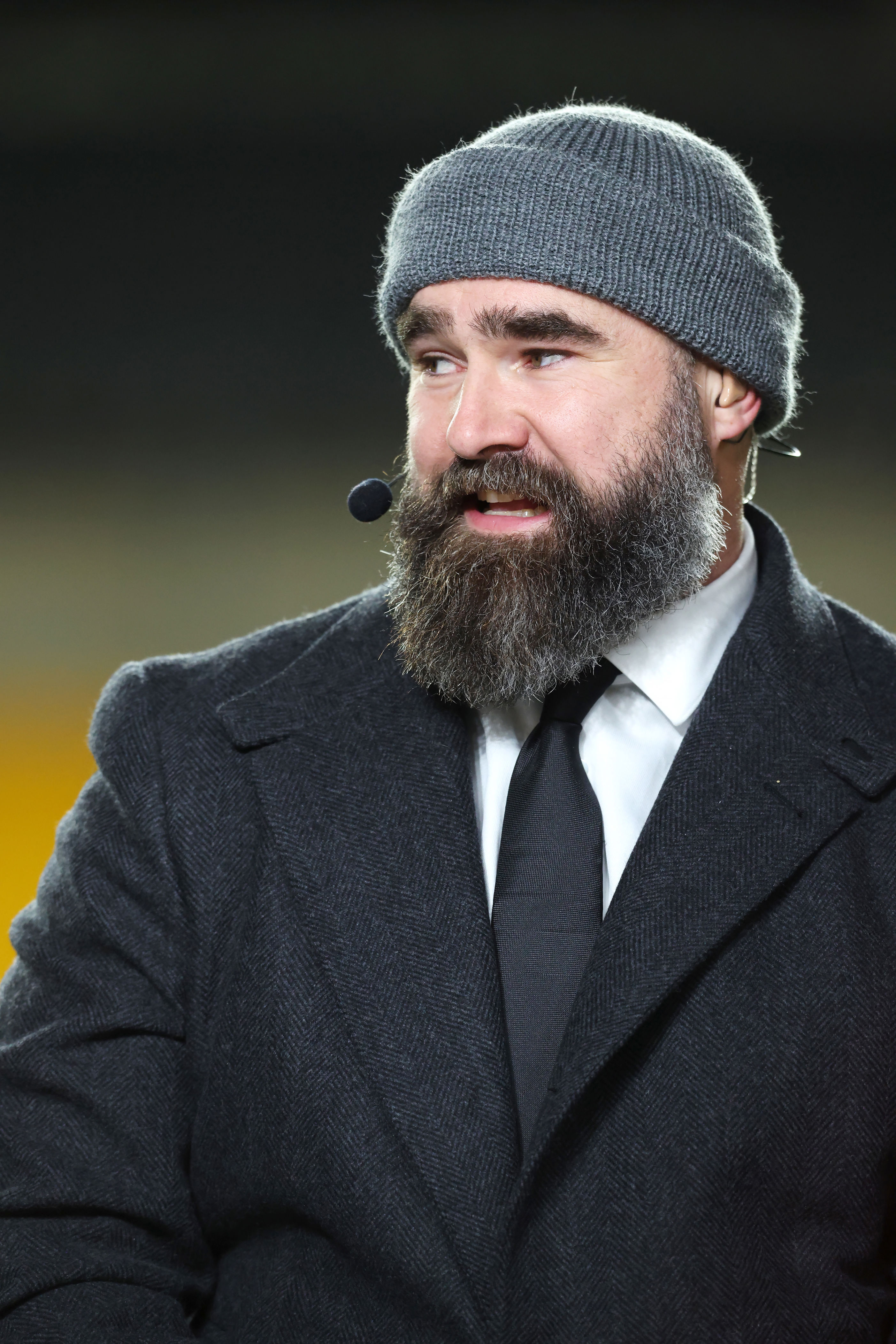 Kylie Kelce drools over husband Jason Kelce’s new polished look