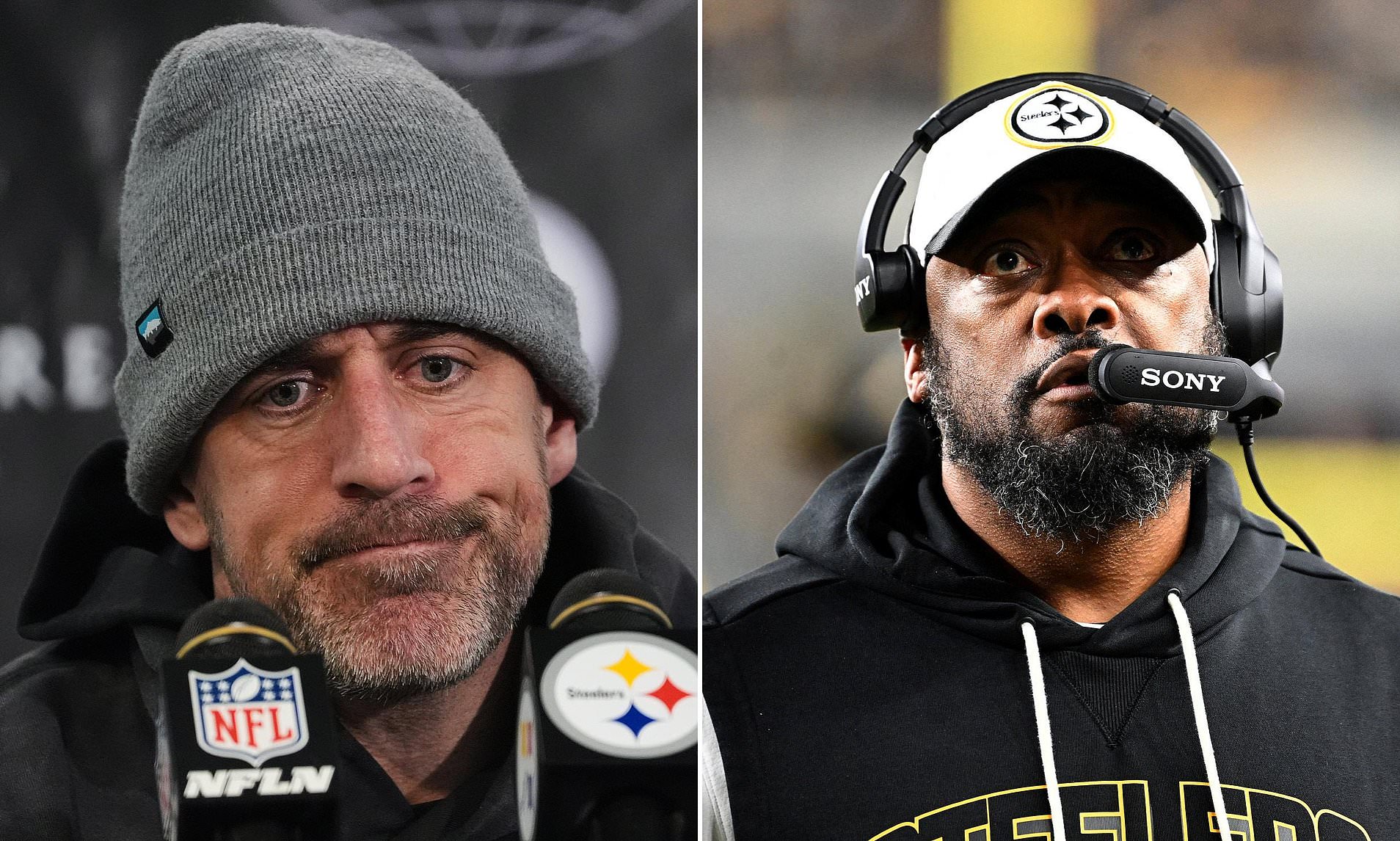 Devastated Aaron Rodgers was 'sobbing' when Mike Tomlin announced he ...