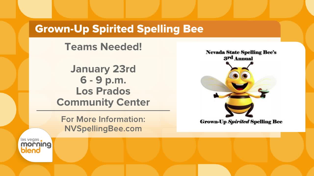 Sip, spell, win: Grown-up spelling bee brings the buzz
