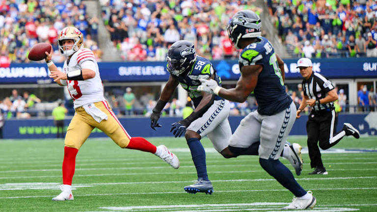 49ers’ Brock Purdy points out the challenge of facing Seattle’s defense