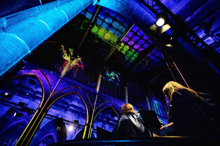 Cathedral transformed by stunning immersive light and sound show