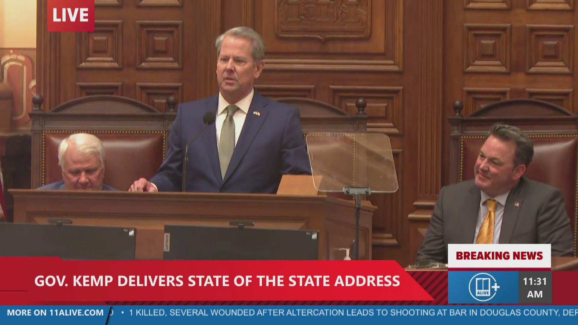 Gov. Kemp delivers final State of the State address at Capitol | Full ...