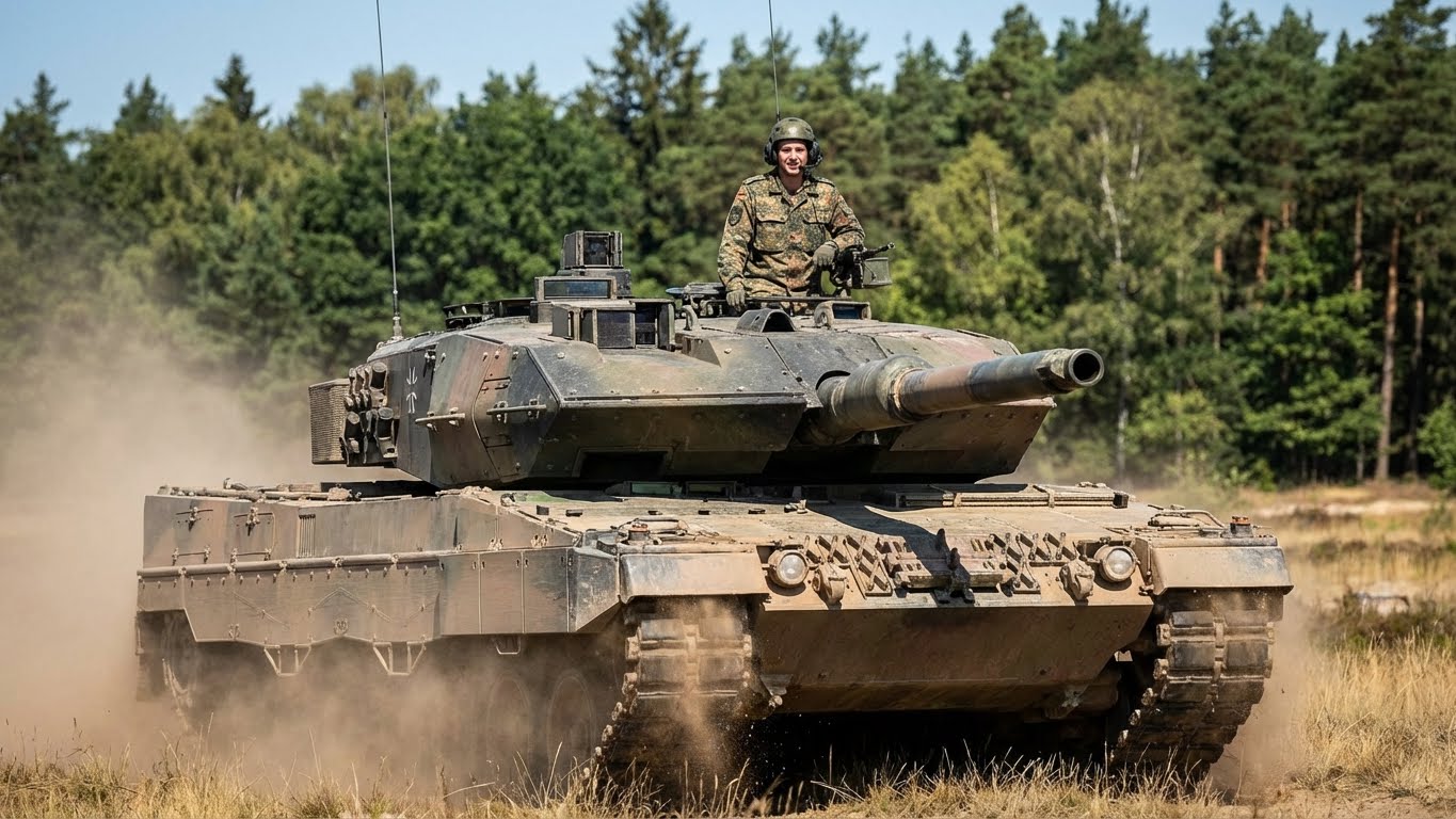 Inside the Leopard 2 through the eyes of a German tank crewman