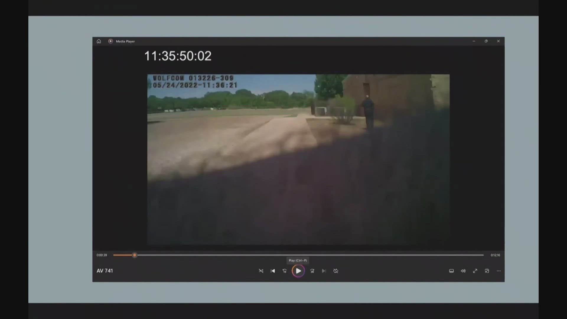Body camera footage shown in court in former Uvalde officer's trial