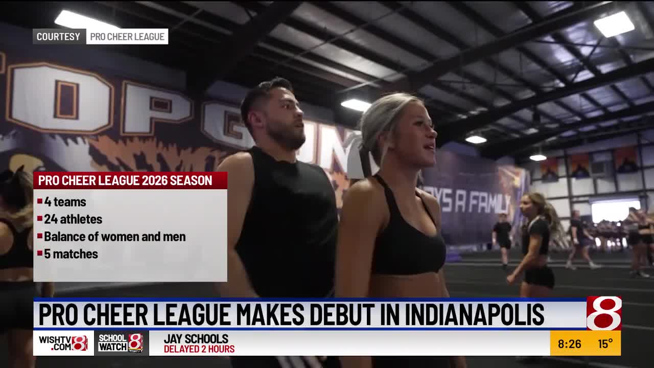 Pro Cheer League makes debut in Indianapolis
