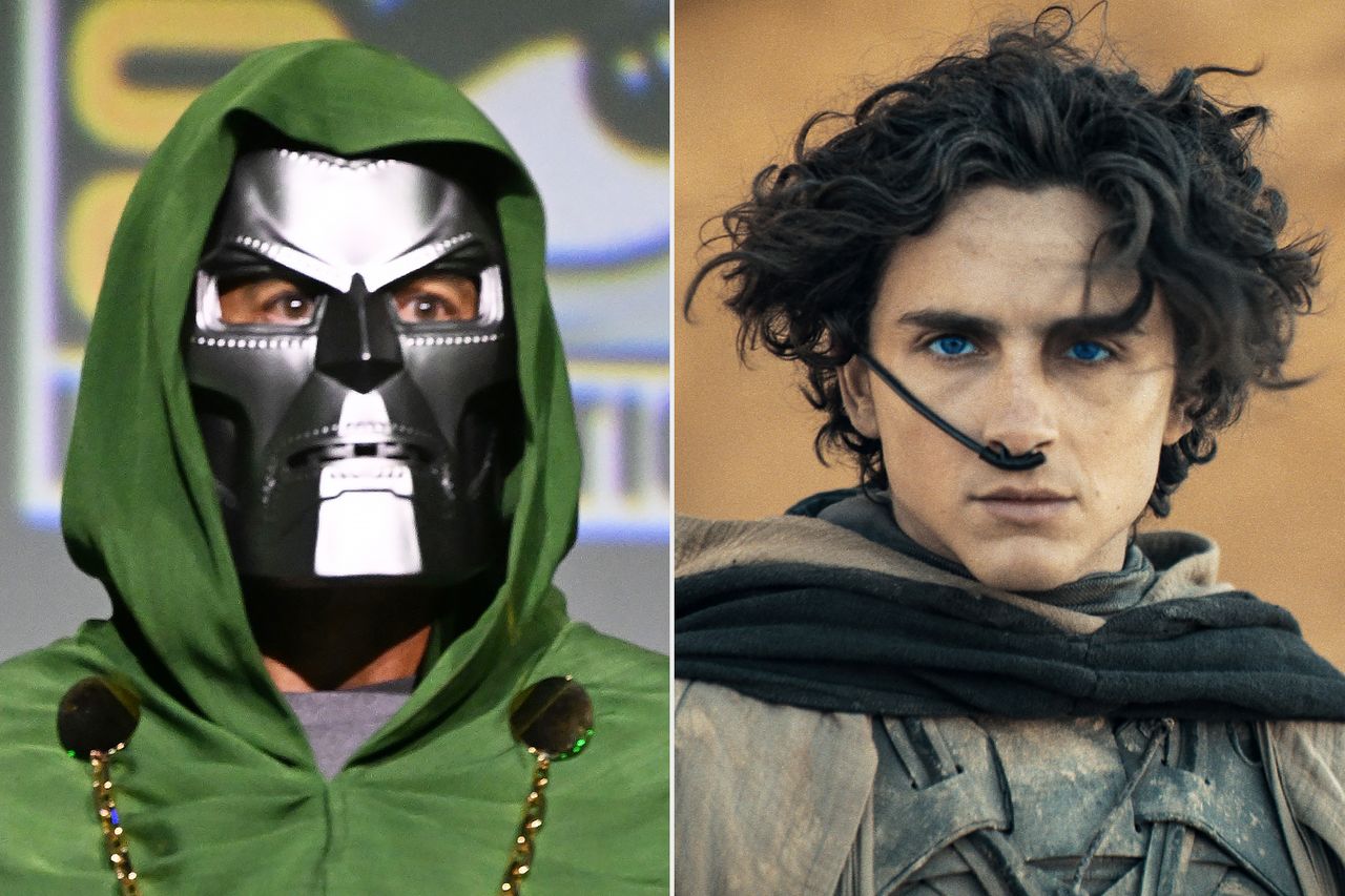 Timothée Chalamet and Robert Downey Jr. coin the term 'Dunesday' with ...