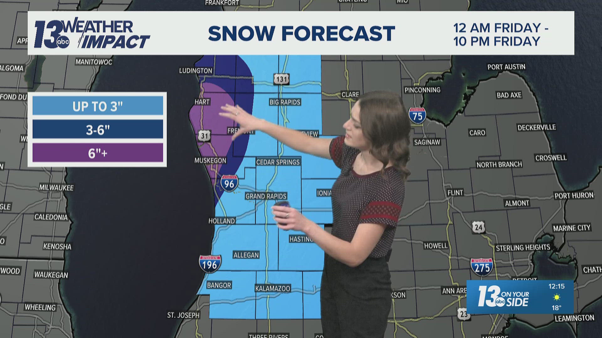 Tracking multiple rounds of snow in West Michigan | Weather impact alert