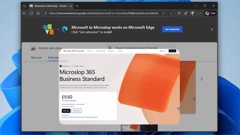Make Microsoft’s CEO cry by installing Chrome’s 'Microslop' extension