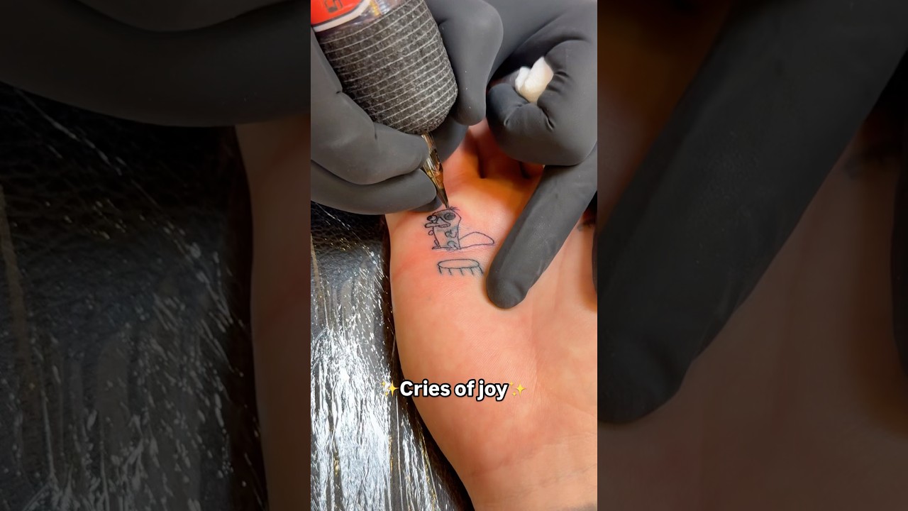 Hilarity ensues thanks to new Perry the Platypus tattoo