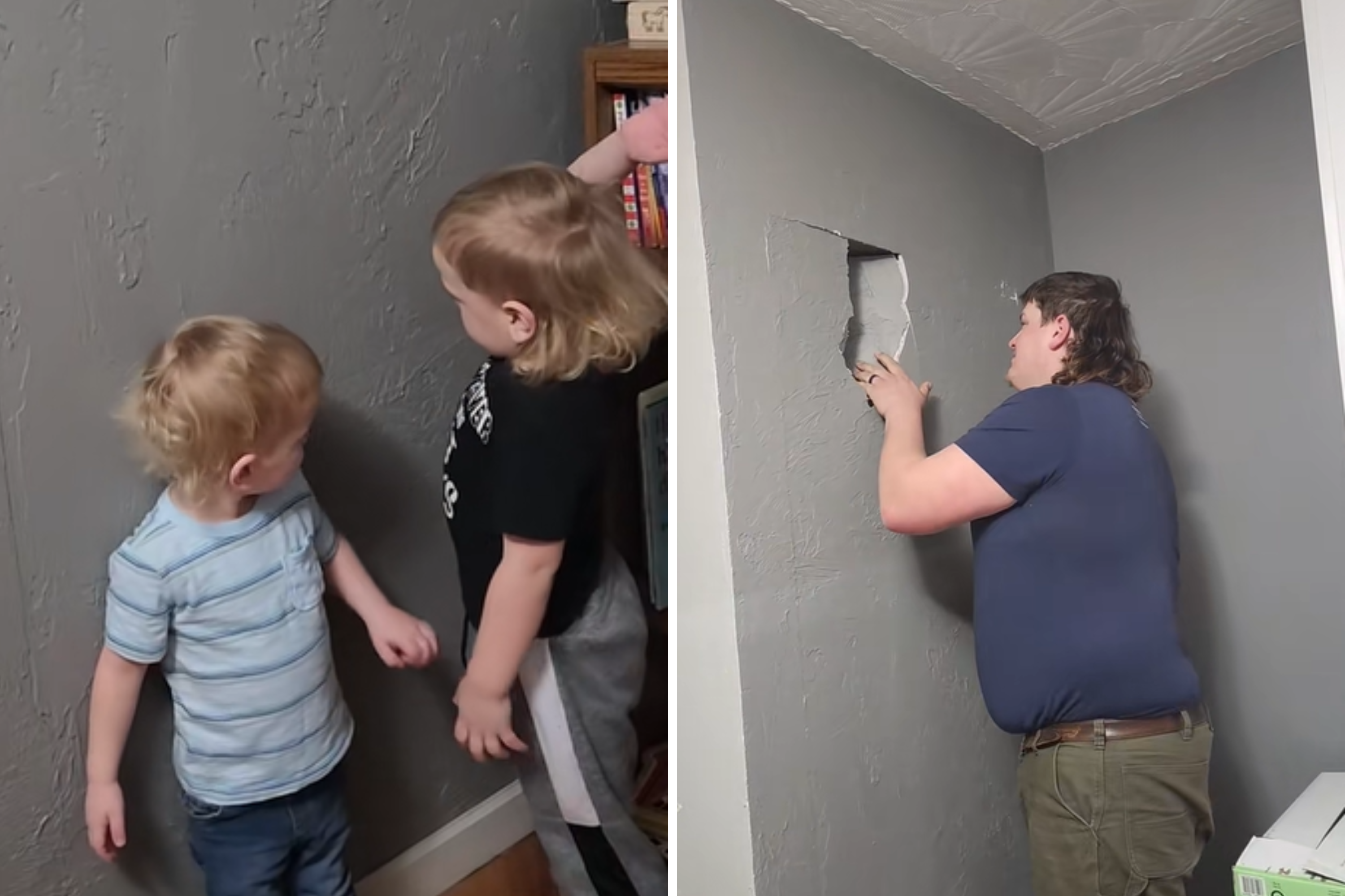 Family buys Wisconsin home—days later uncovers shocking secret behind wall