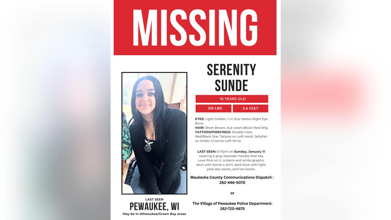 Pewaukee teen missing, police release more information amid search