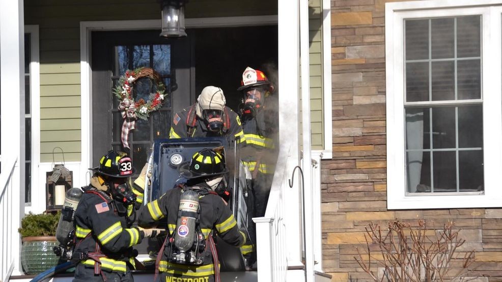 Westport firefighters battle heavy smoke from oven fire