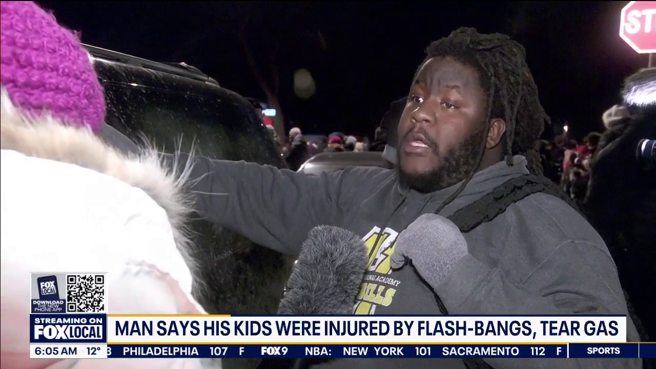ICE shooting: Father says 6 children hospitalized after flash bang hits van