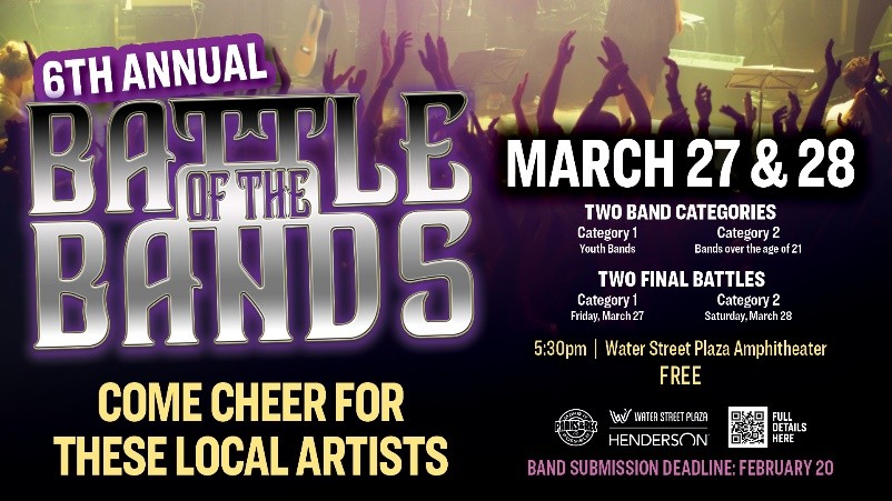 Applications open for Henderson Battle of the Bands