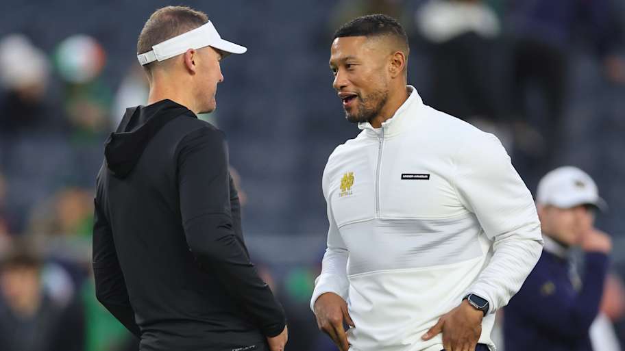 Marcus Freeman is every Notre Dame fan with his reaction to USC-rivalry ...