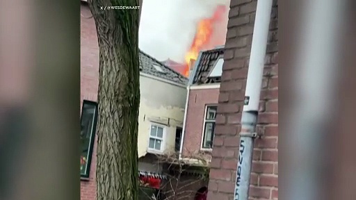 Una explosión y un incendio en Utrecht causan el derrumbe de edificios ...