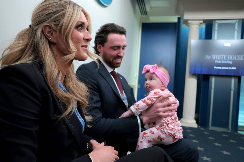 Riley Gaines brings baby daughter to White House after claiming she ...
