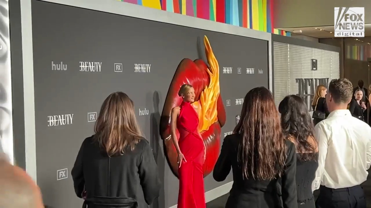 Bella Hadid turns heads in daring red sheer gown at FX’s 'The Beauty ...