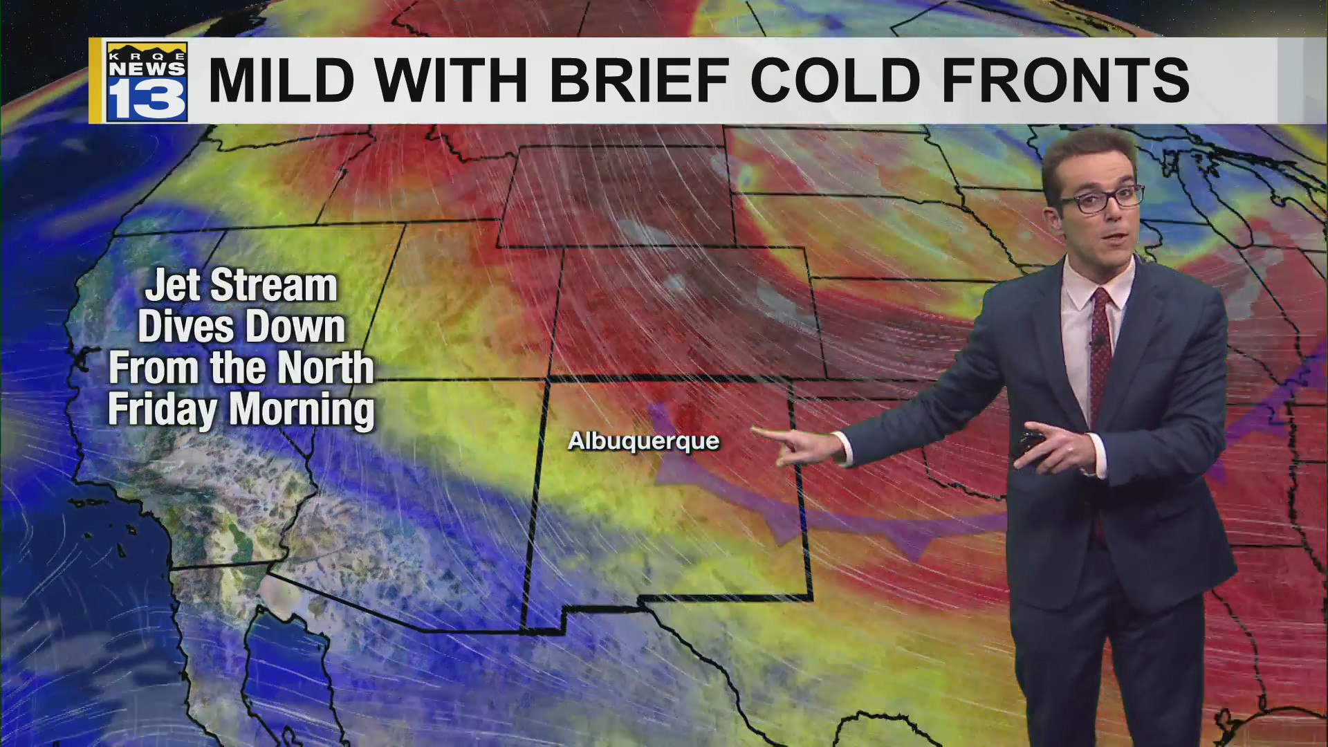 60° temperatures before brief & gusty cooldown