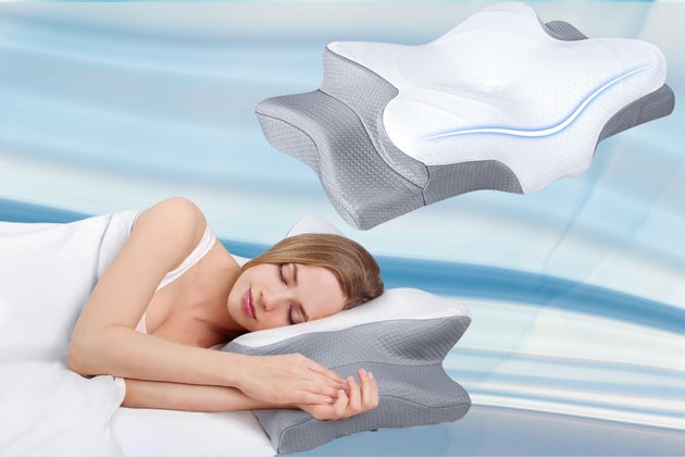 This pillow provides life-changing comfort and neck pain relief and it ...